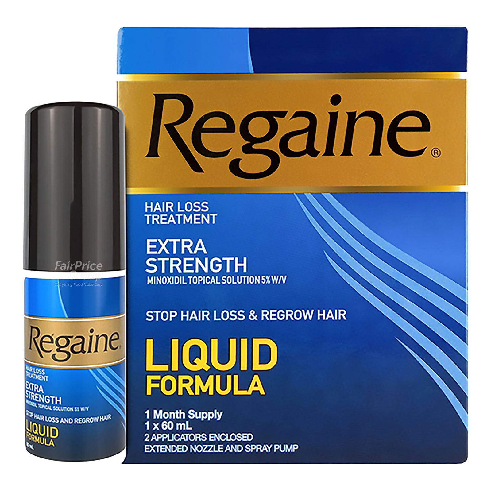Regaine Hair Loss Treatment Liquid Formula - Extra Strength | NTUC ...