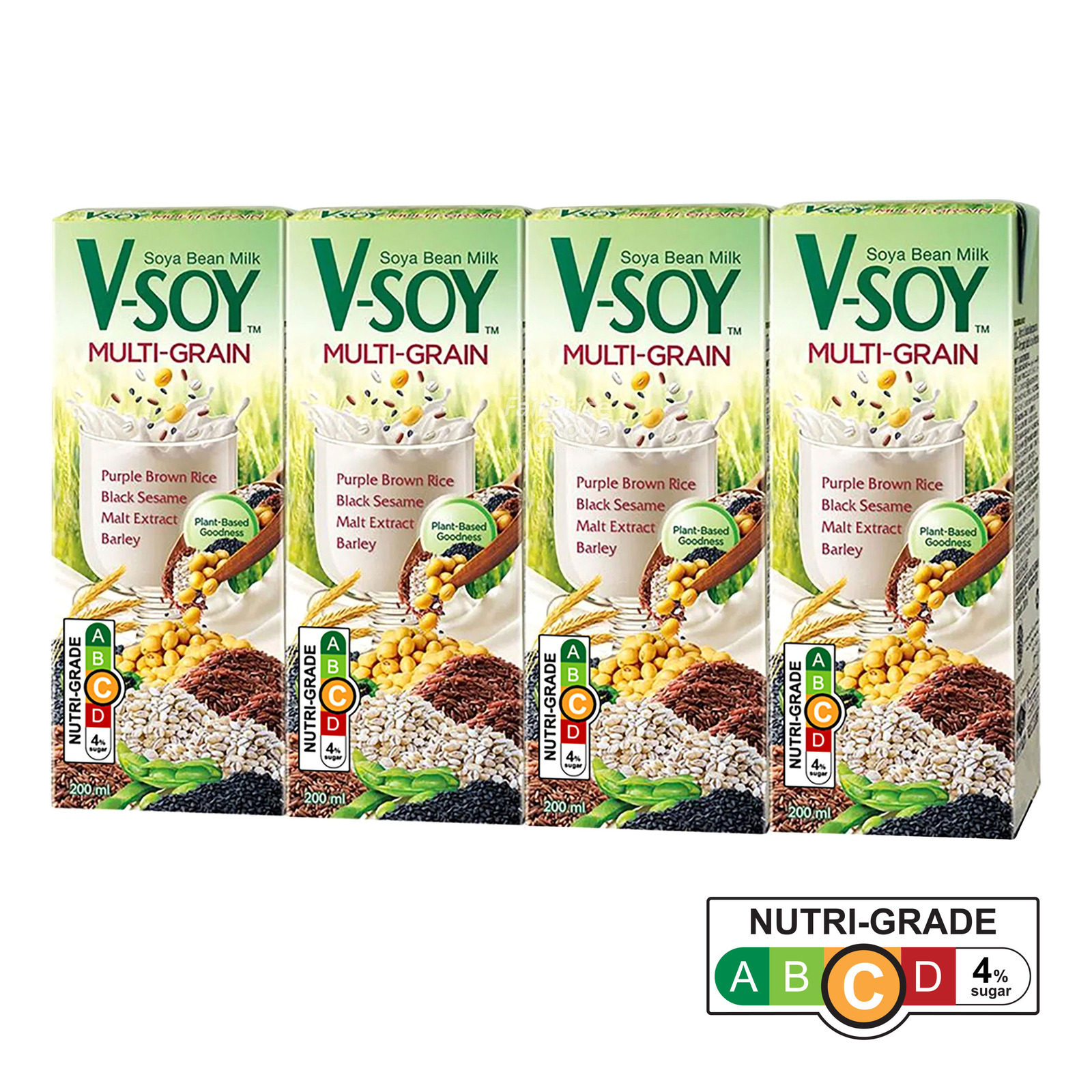 V-Soy Multi-Grain Soya Bean Milk Packet Drink | NTUC FairPrice