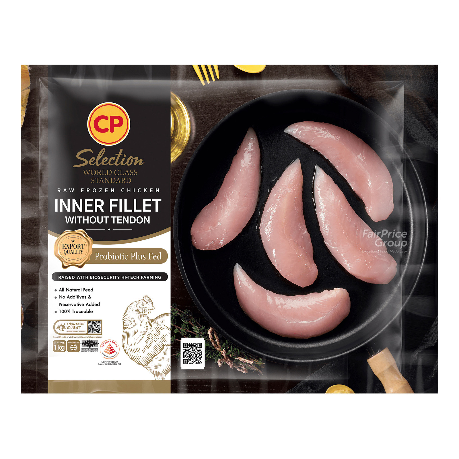 CP Selection Raw Frozen Chicken Fillet – Inner without Tendon | NTUC ...