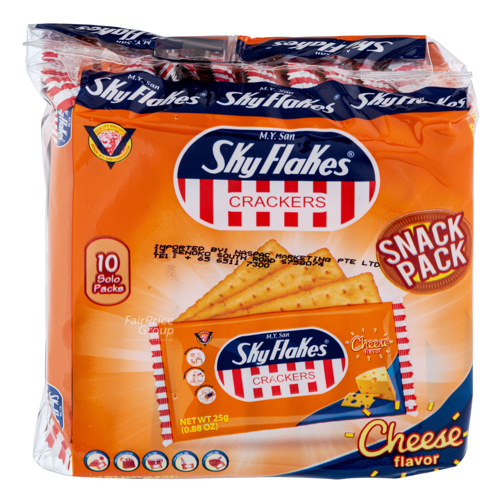 M.Y. San Sky Flakes Crackers - Cheese | NTUC FairPrice