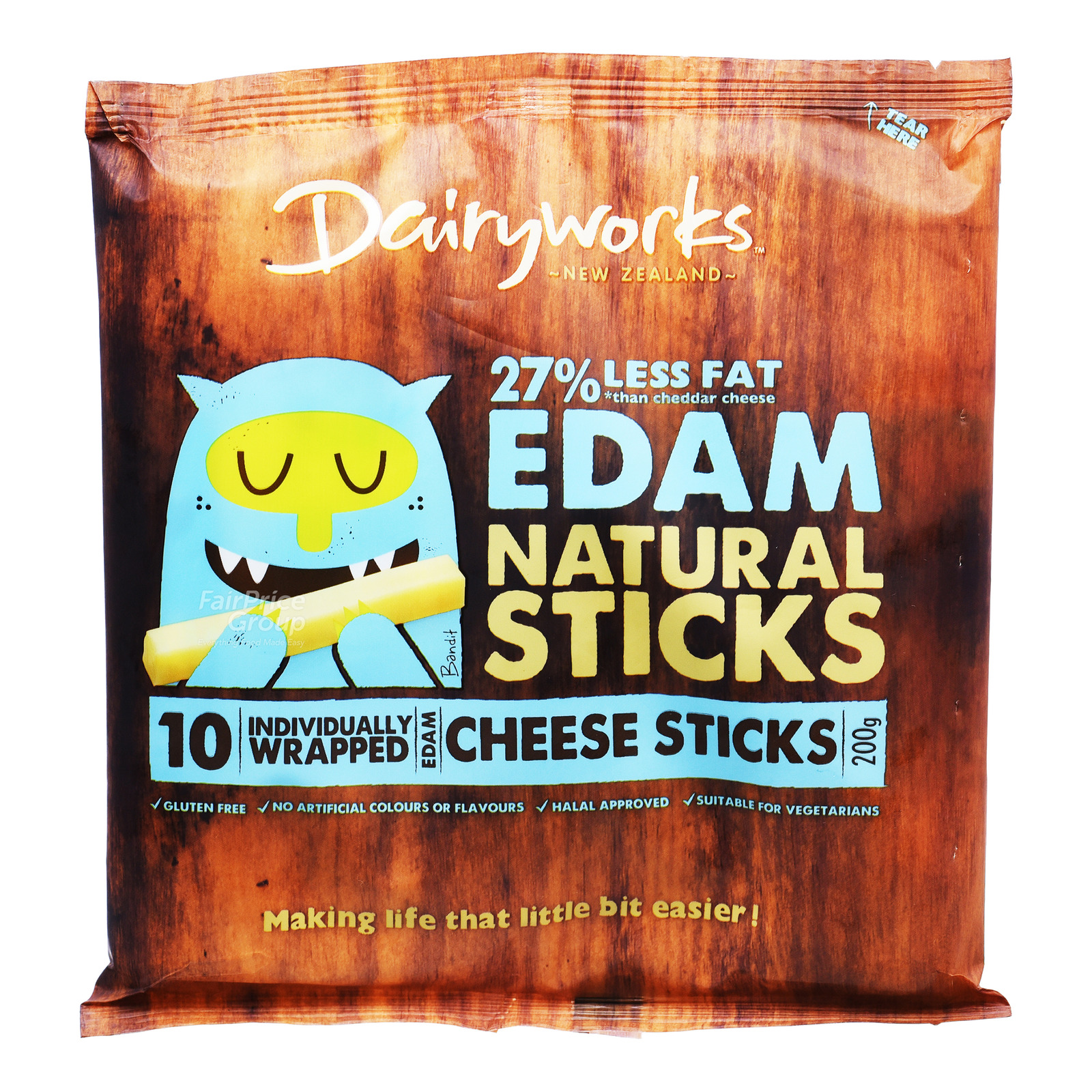 Dairyworks Natural Cheese Sticks - Edam | NTUC FairPrice