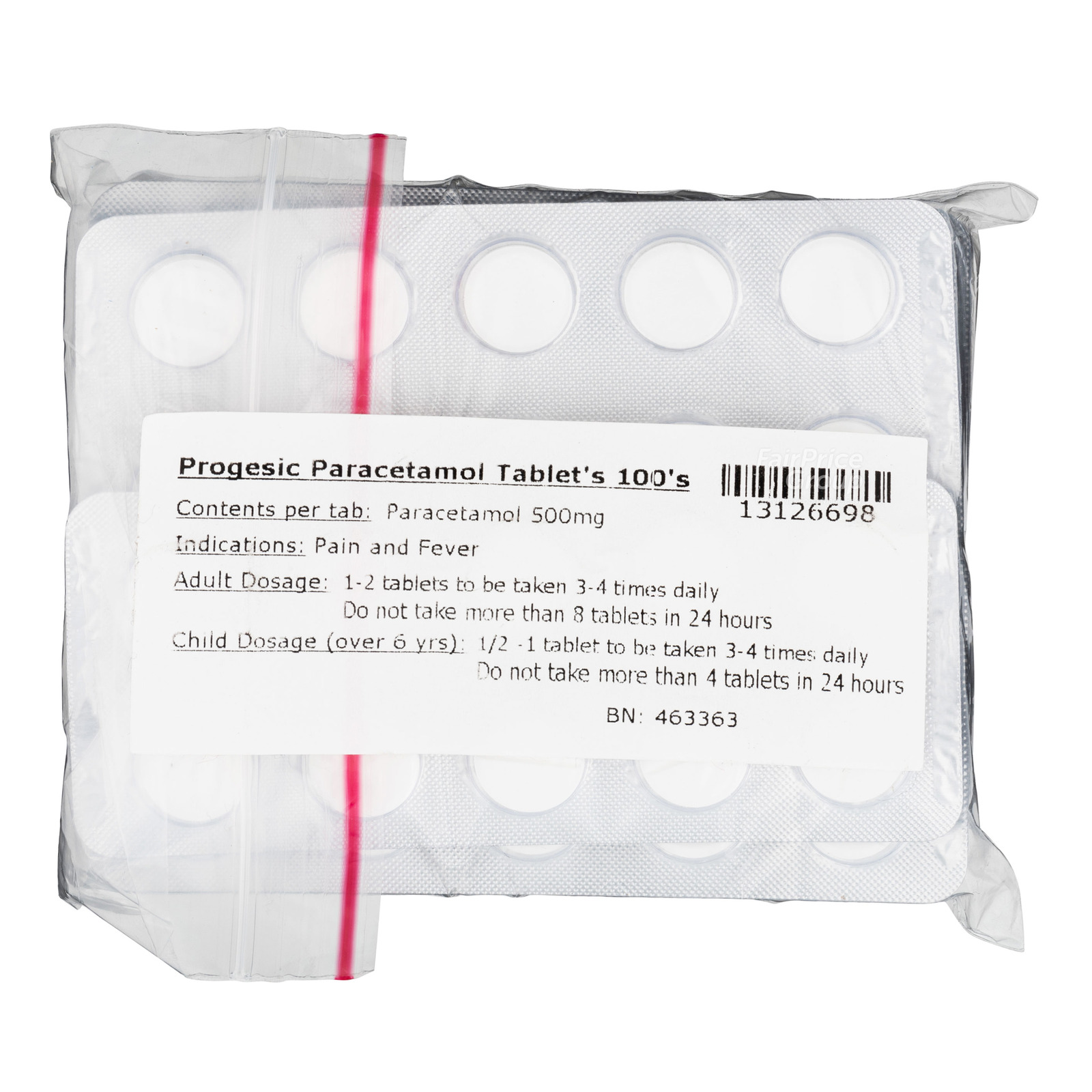 Xepa Progesic Paracetamol Tablets | NTUC FairPrice