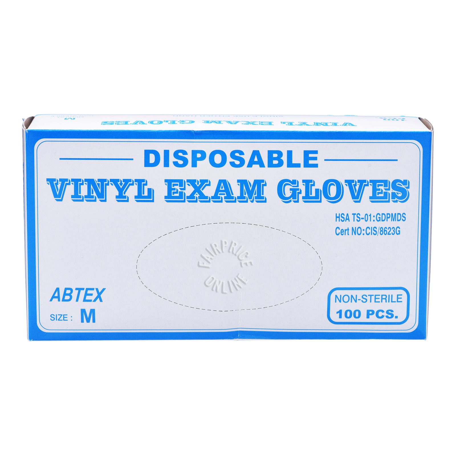 Abtex Disposable Vinyl Exam - M | NTUC FairPrice