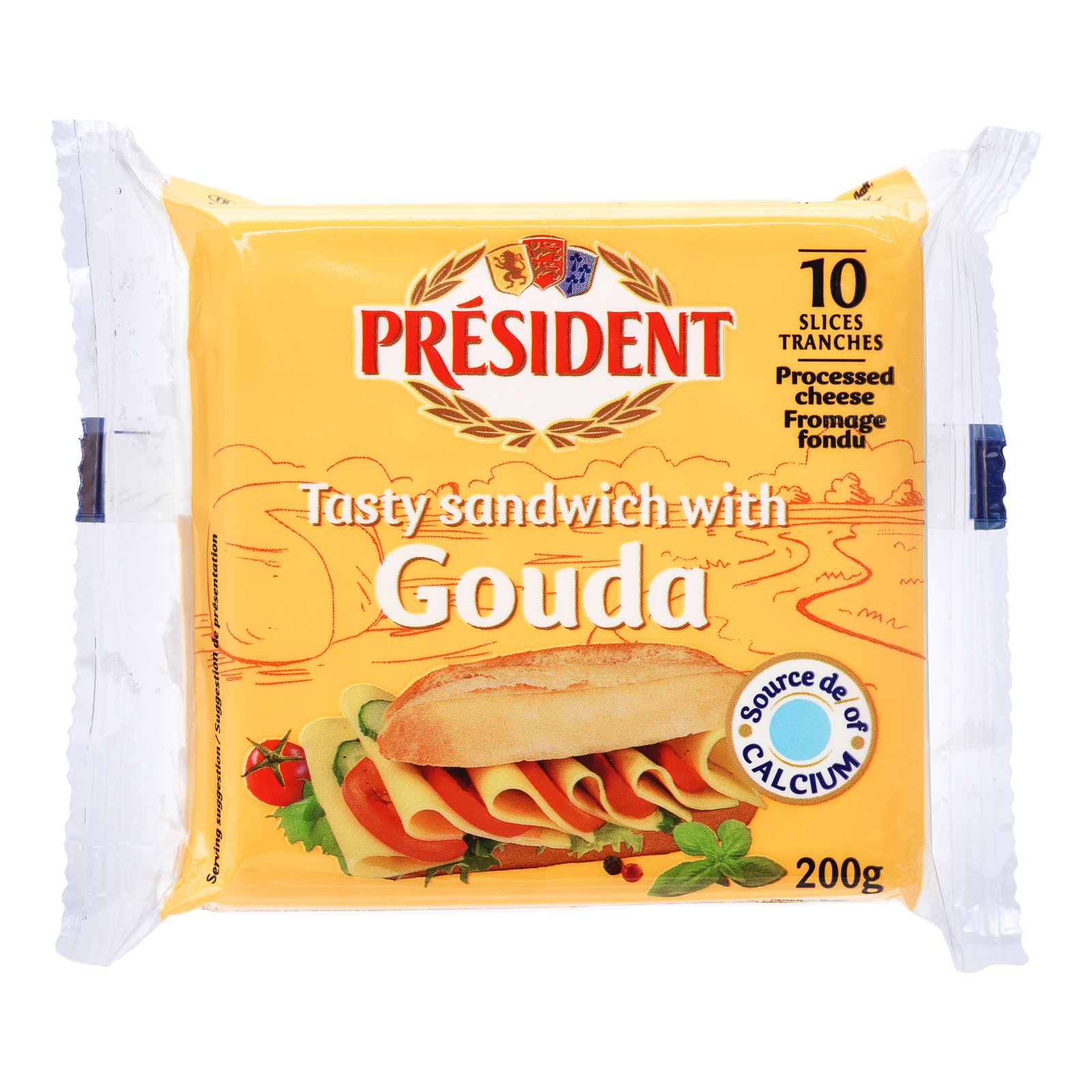President Cheese Slices - Sandwich Gouda | NTUC FairPrice