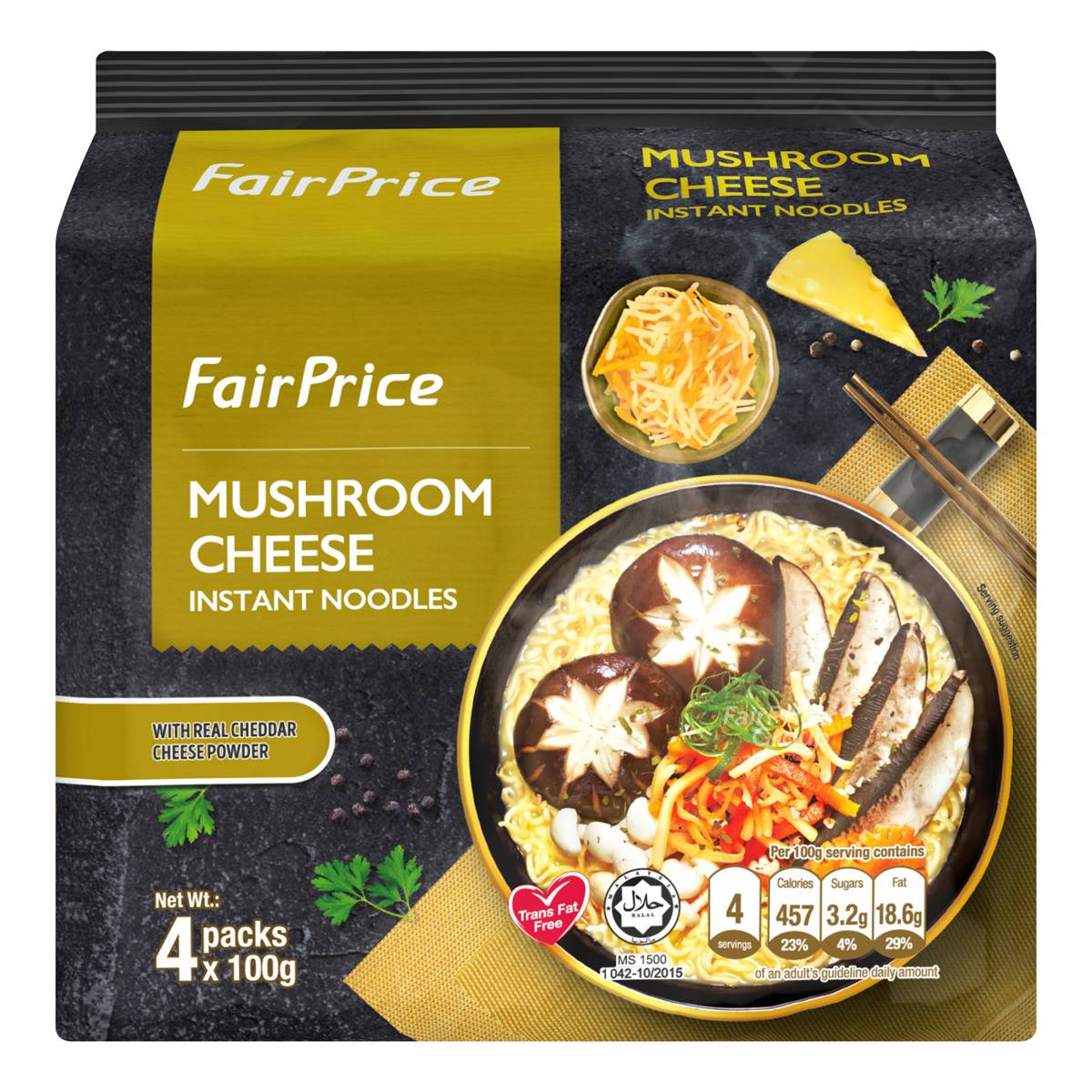 FairPrice Instant Noodles - Mushroom Cheese | NTUC FairPrice