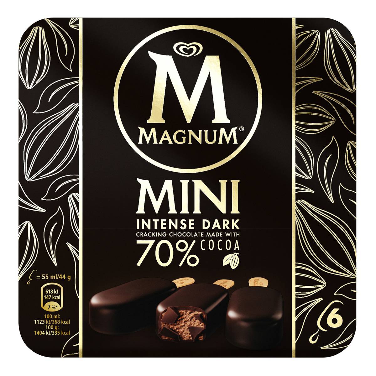 Magnum Mini Ice Cream - Intense Dark | NTUC FairPrice