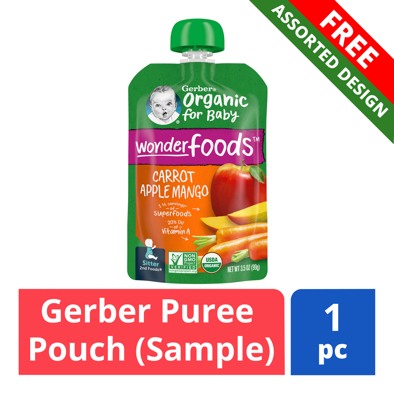 FREE Gerber Puree Pouch (Sample) | NTUC FairPrice