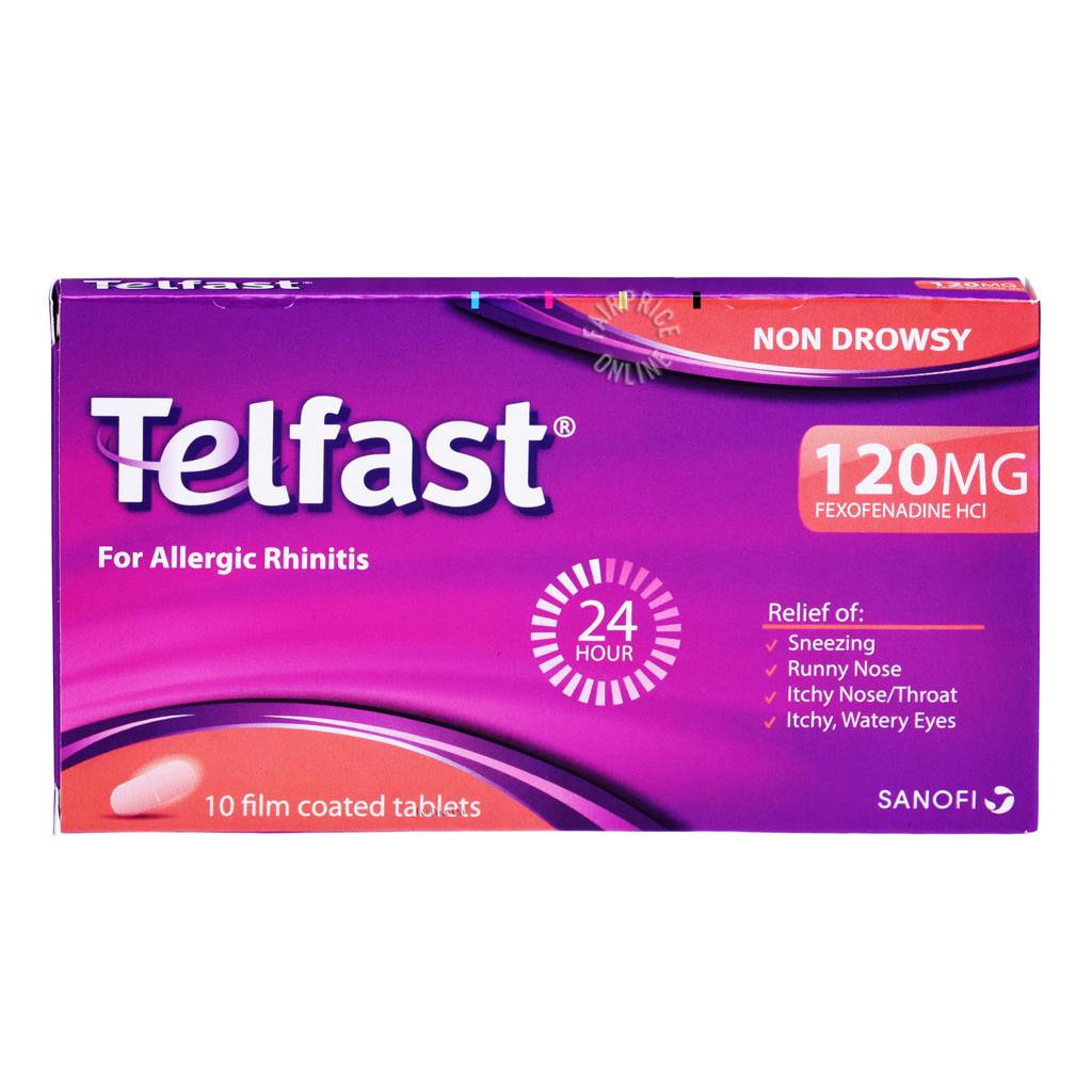 Telfast Non Drowsy Allergic Rhinitis Tablets | NTUC FairPrice