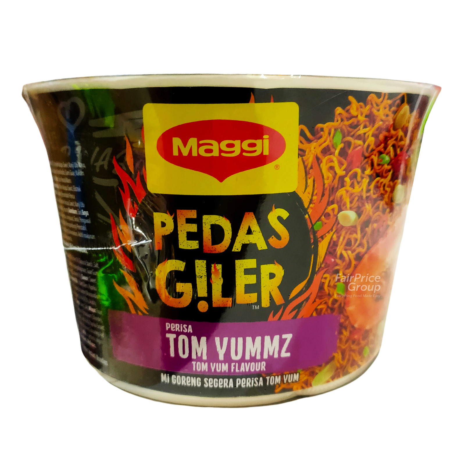Maggi Hot Heads Instant Bowl Noodle - Tom Yum Mee Goreng | NTUC FairPrice