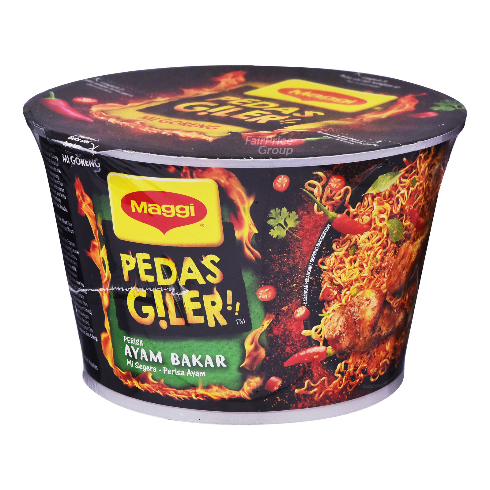 Maggi Hot Heads Instant Bowl Noodle - Roast Chicken Mee Goreng | NTUC ...