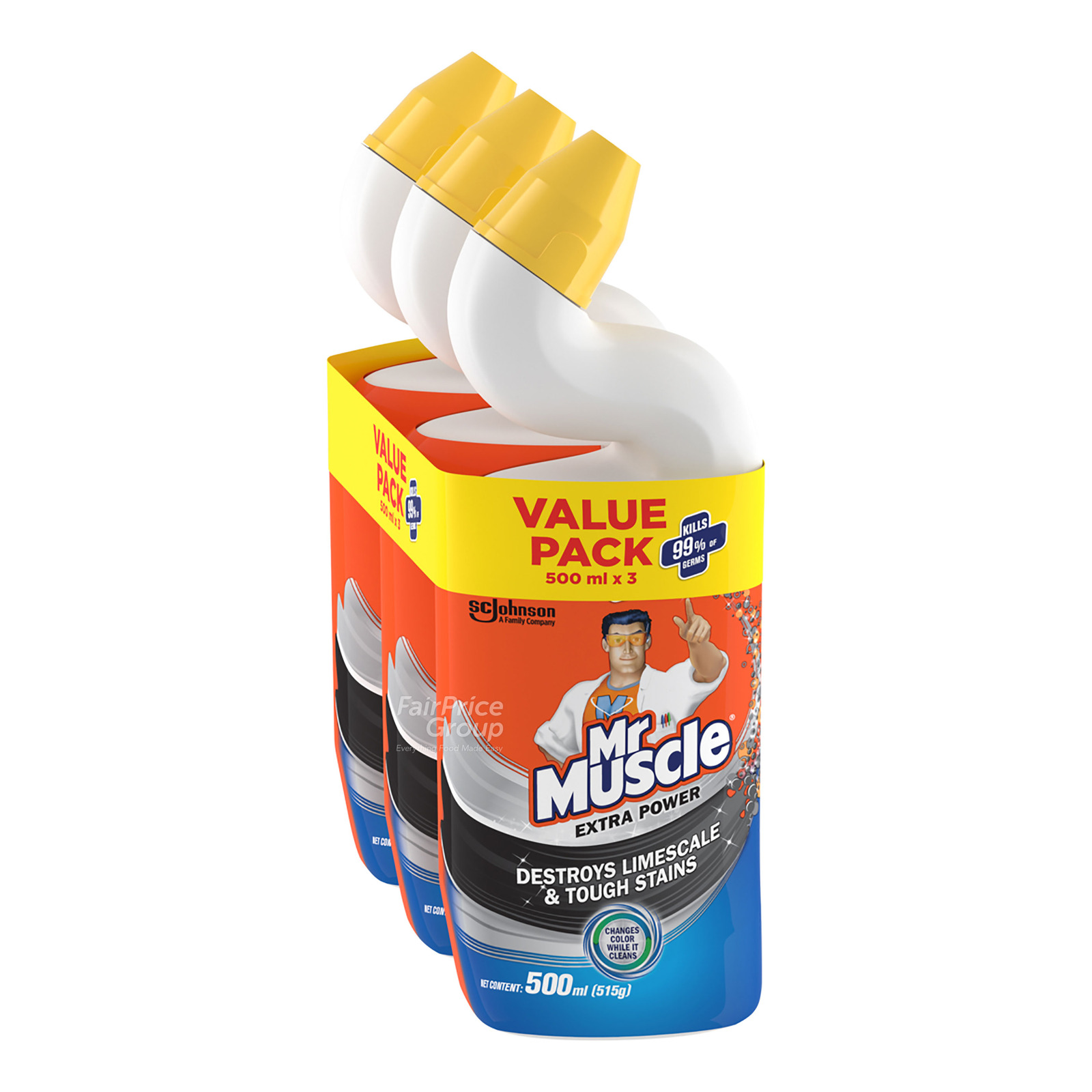 Mr Muscle Toilet Cleaner - Extra Power (Value Pack) | NTUC FairPrice