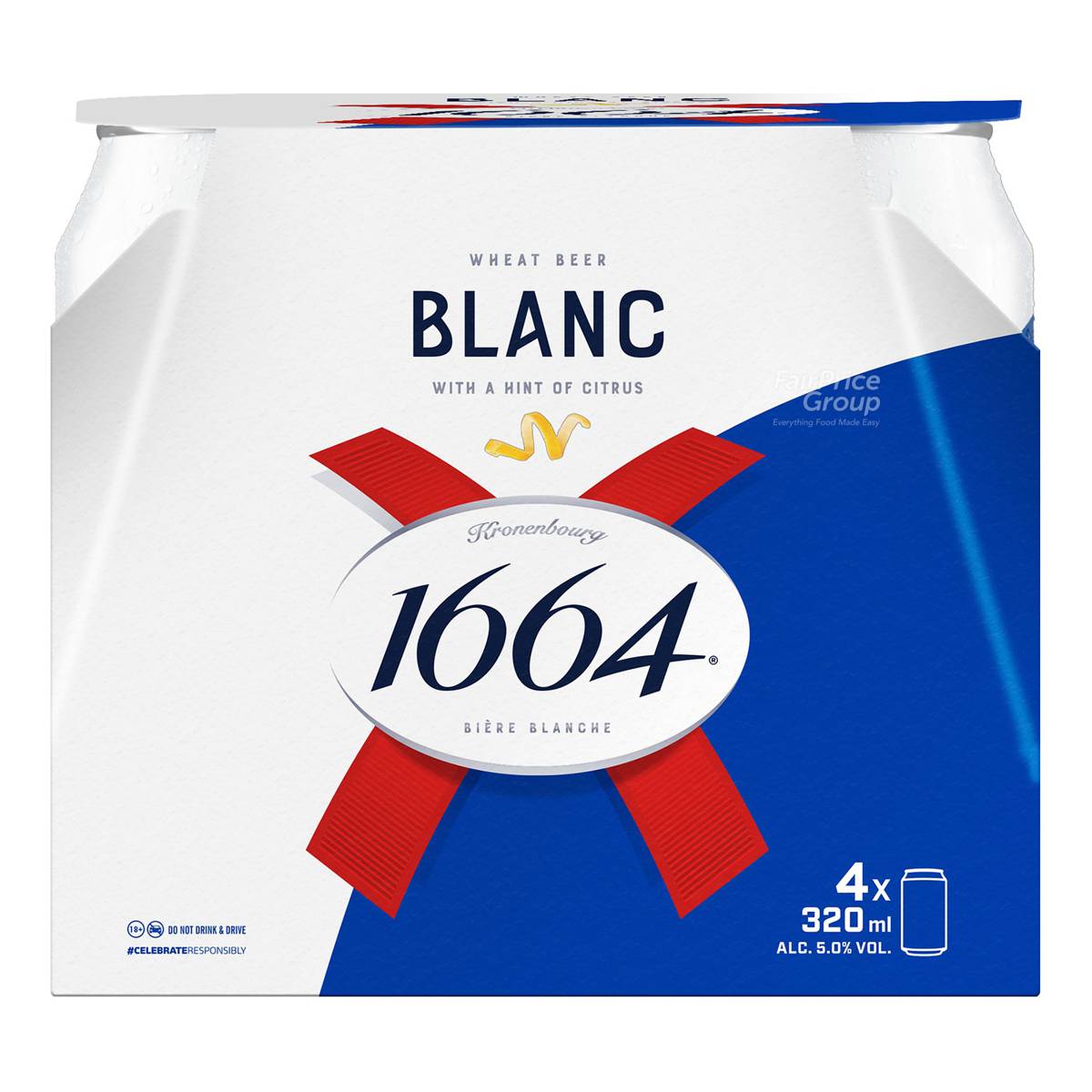 Kronenbourg 1664 Can Beer - Blanc | NTUC FairPrice