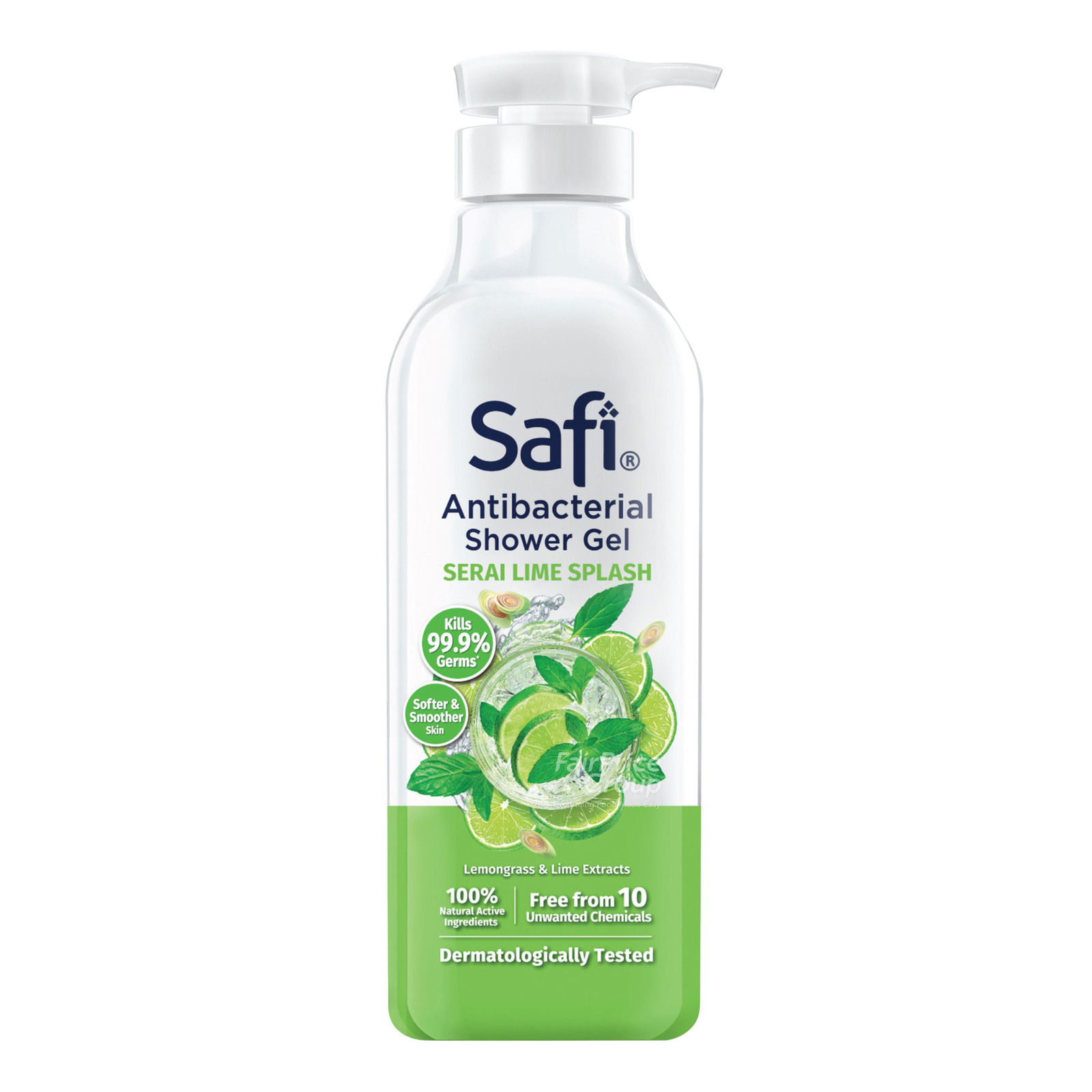 Safi Anti-Bacterial Shower Gel - Serai Lime Splash | NTUC FairPrice