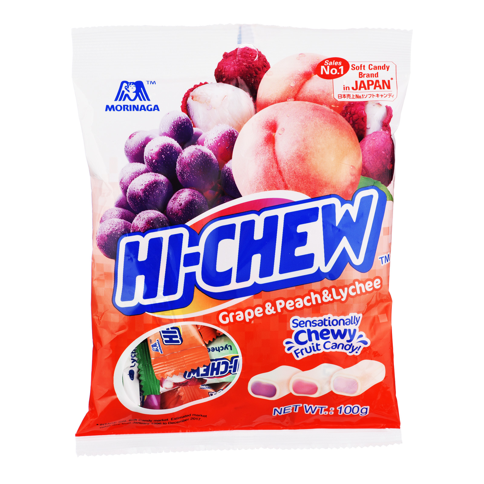 Hi-Chew Chewy Candy Mini Pack - Grape & Peach & Lychee | NTUC FairPrice