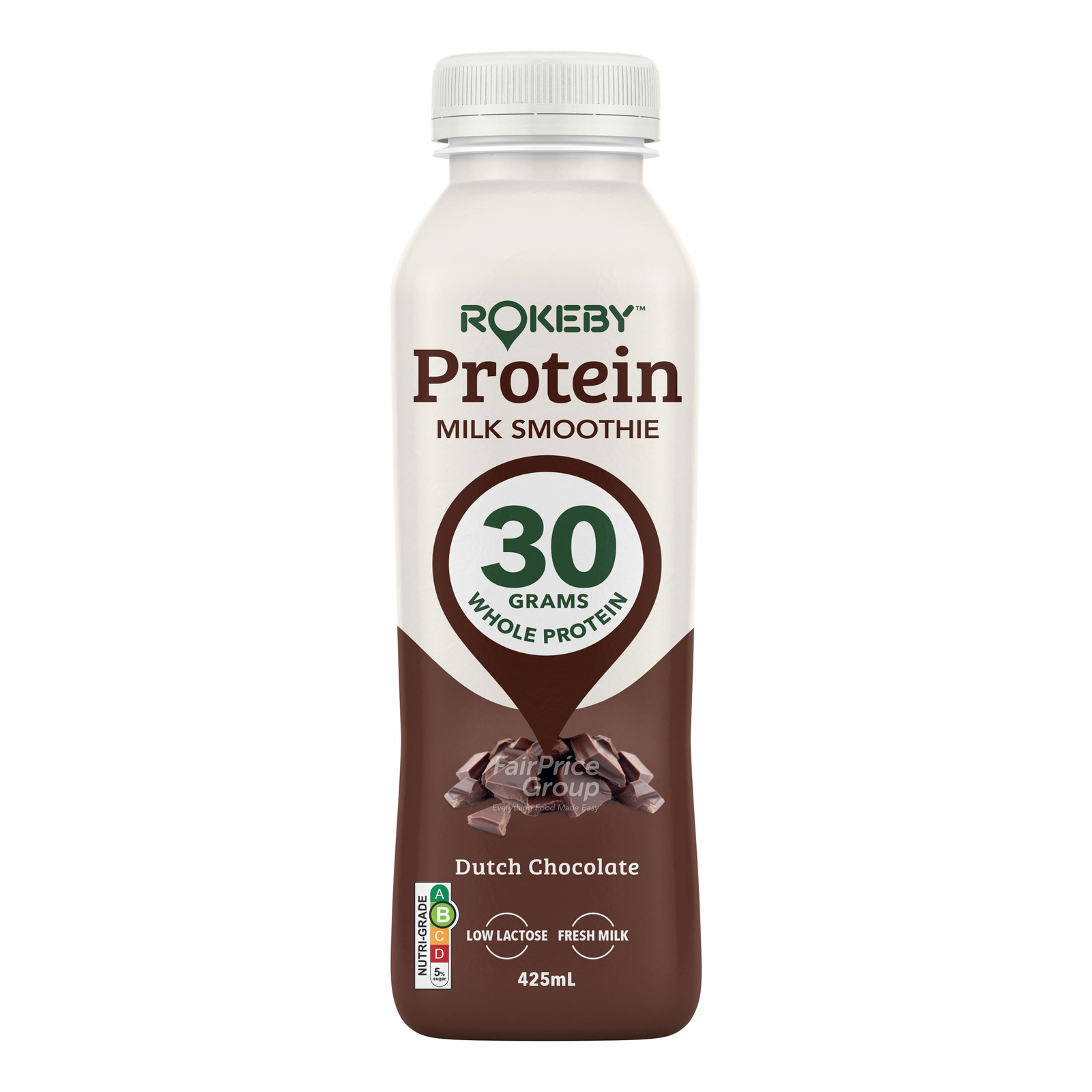 Rokeby Farms Whole Protein Smoothie - Dutch Chocolate | NTUC FairPrice