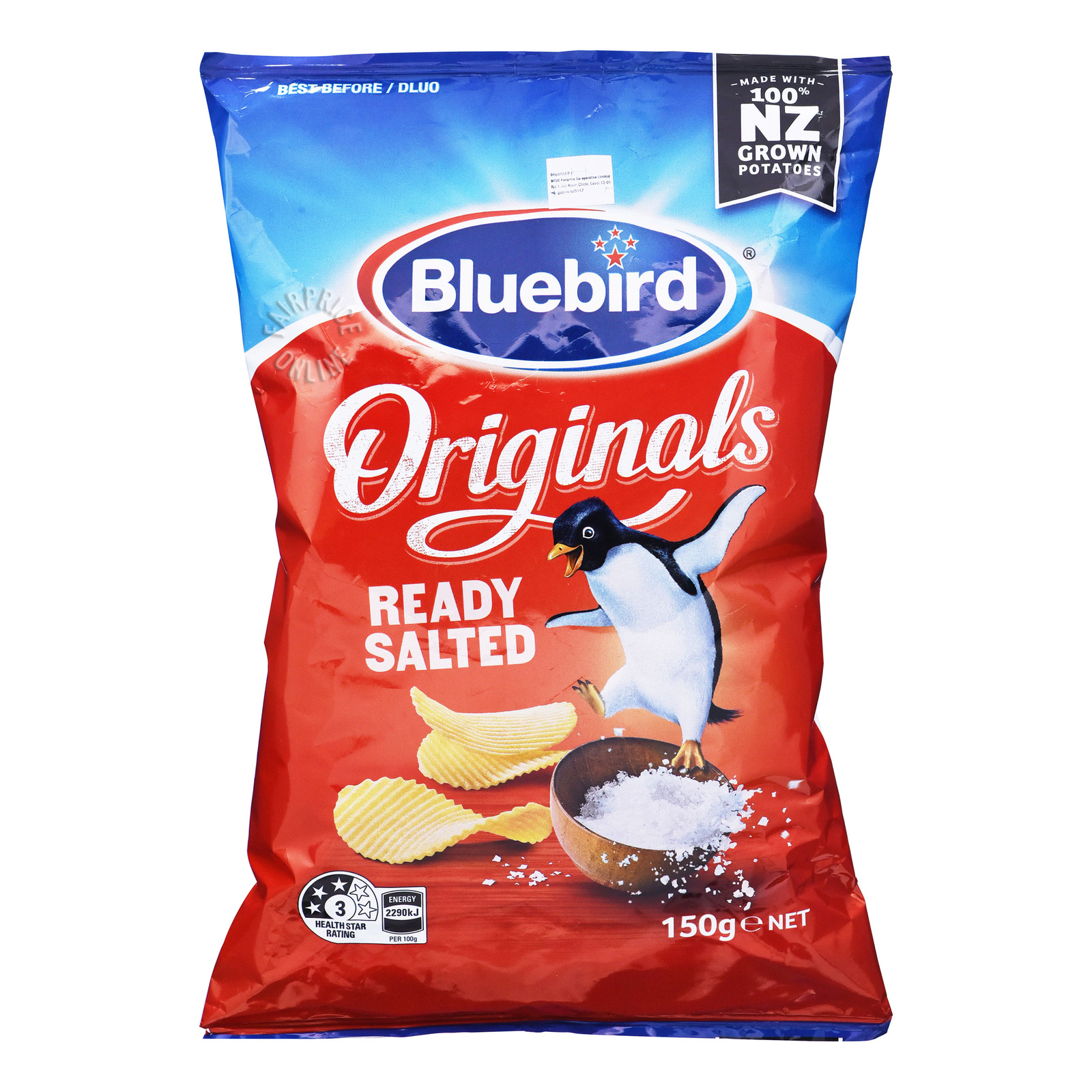 Bluebird Original Cut Chips - Ready Salted | NTUC FairPrice