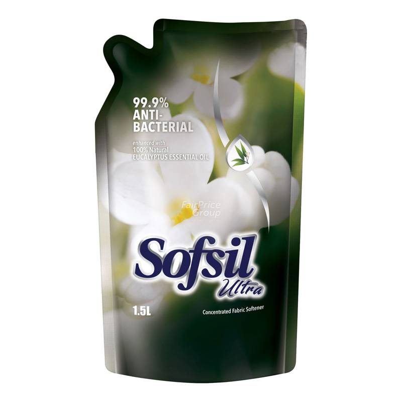 Sofsil Ultra Concentrated Fabric Softener Refill - AntiBacterial | NTUC ...