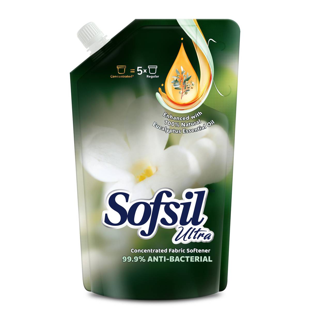Sofsil Ultra Concentrated Fabric Softener Refill - AntiBacterial | NTUC ...