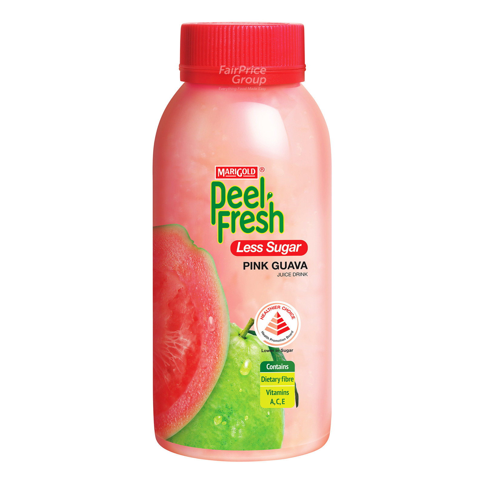 Marigold Peel Fresh Bottle Juice - Pink Guava | NTUC FairPrice