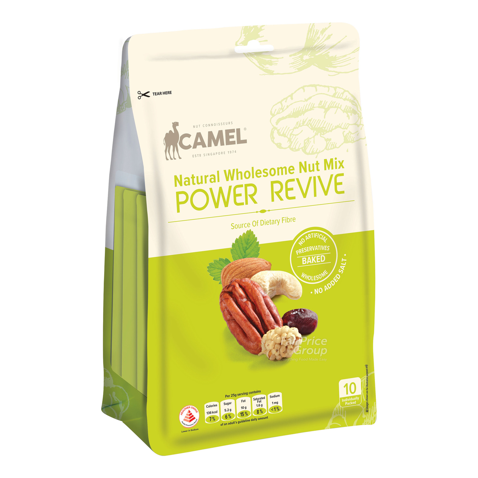 Camel Natural Wholesome Nut Mix - Power Revive | NTUC FairPrice