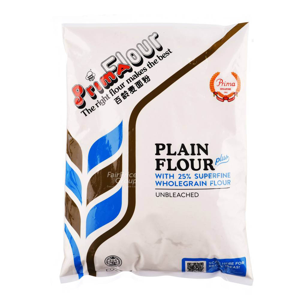 Prima Flour Packet Flour - Plain (Unbleached) | NTUC FairPrice