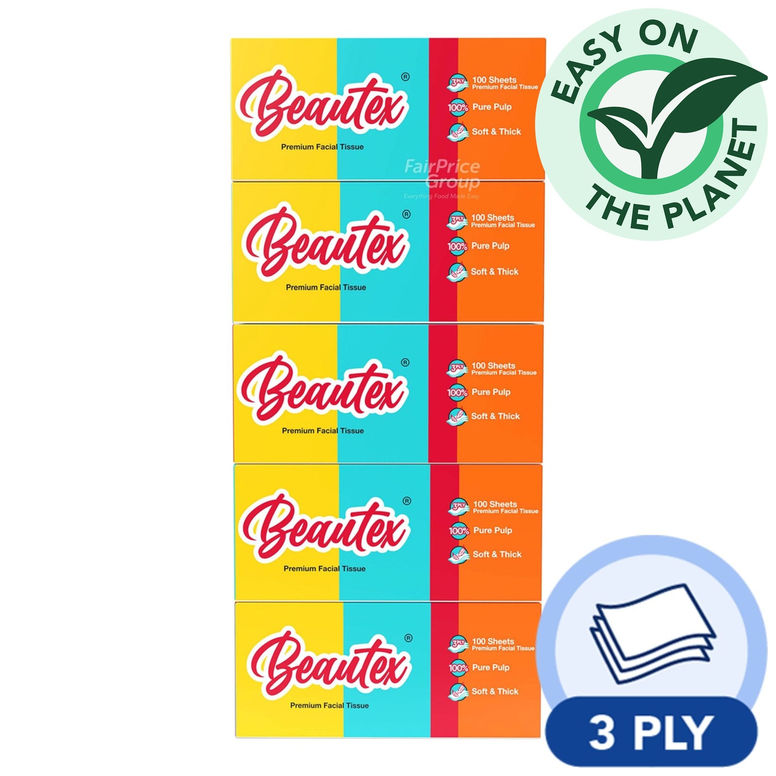 Beautex Facial Tissue Box - Special (3ply) | NTUC FairPrice