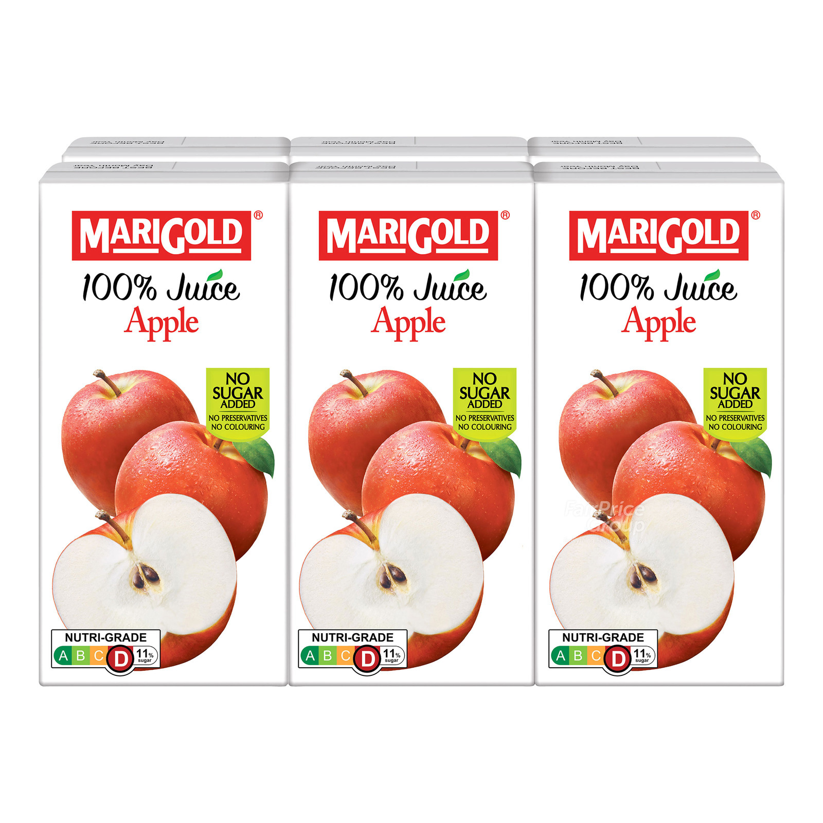 Marigold 100% Packet Juice - Apple | NTUC FairPrice