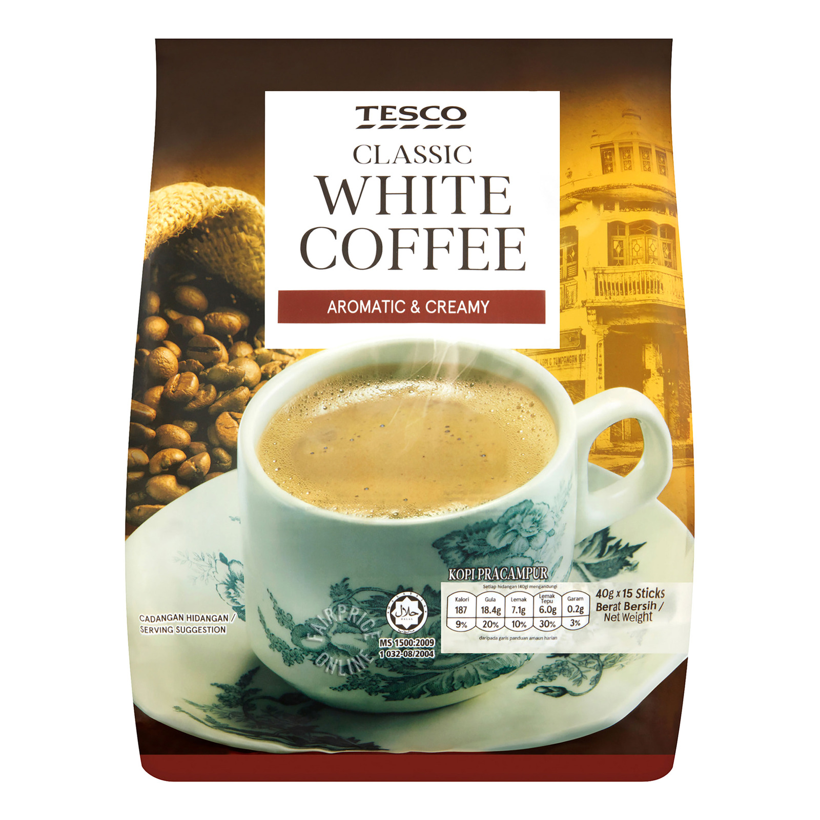 Tesco 3 in 1 Instant White Coffee - Original | NTUC FairPrice