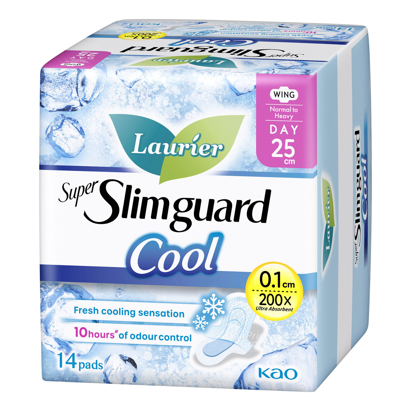 Laurier Super Slimguard Cool Day Pads - 25cm | NTUC FairPrice