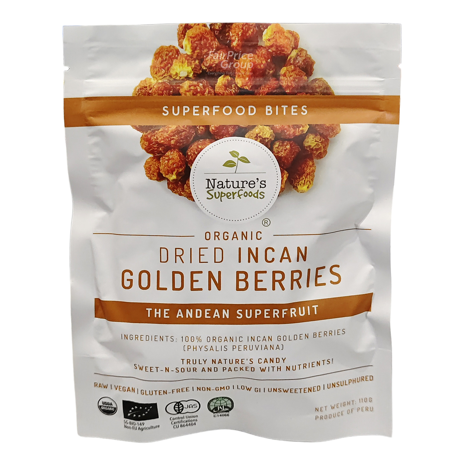 Nature's Superfoods Organic Bites - Incan Golden Berries | NTUC FairPrice