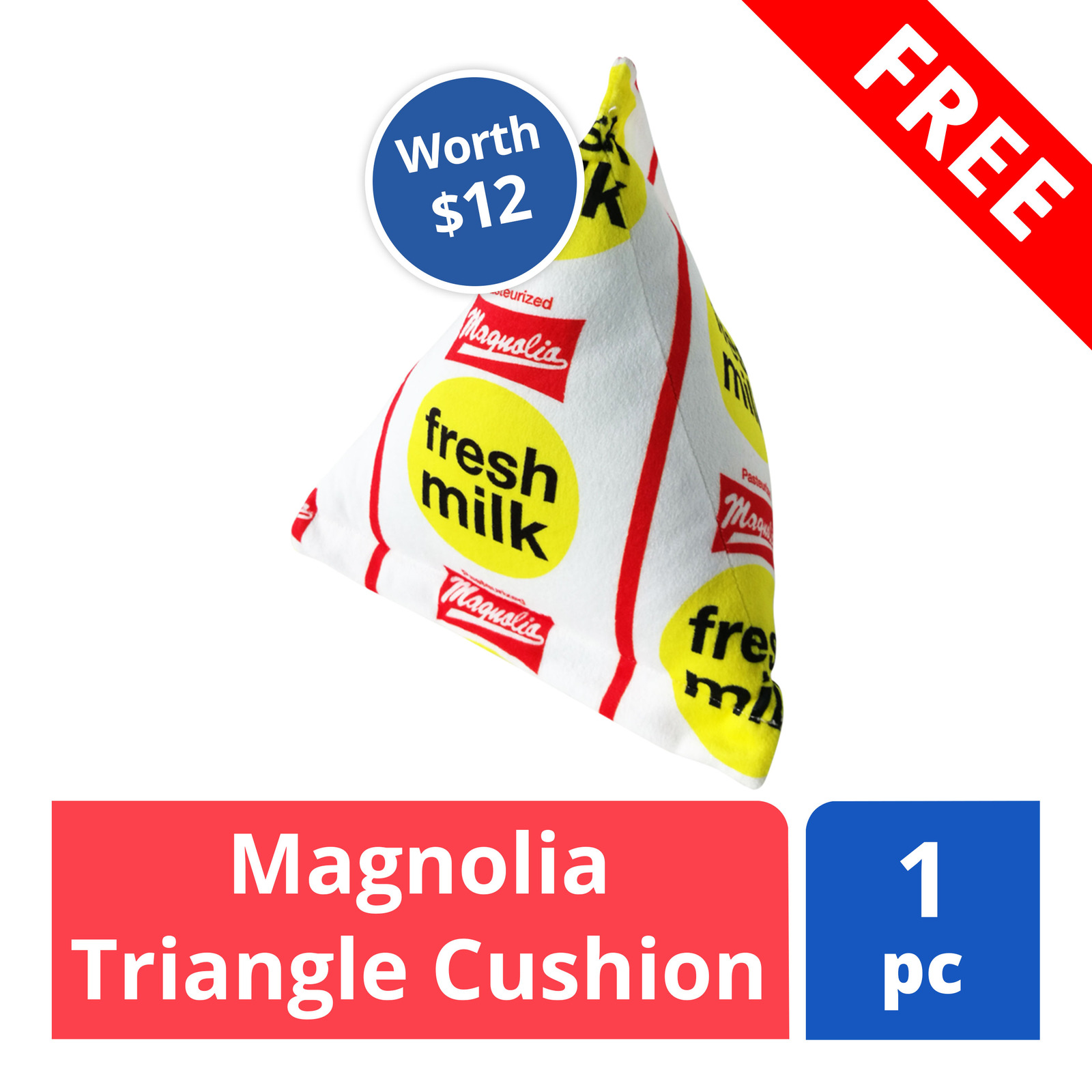 FREE Magnolia Triangle Cushion (worth $12) | NTUC FairPrice
