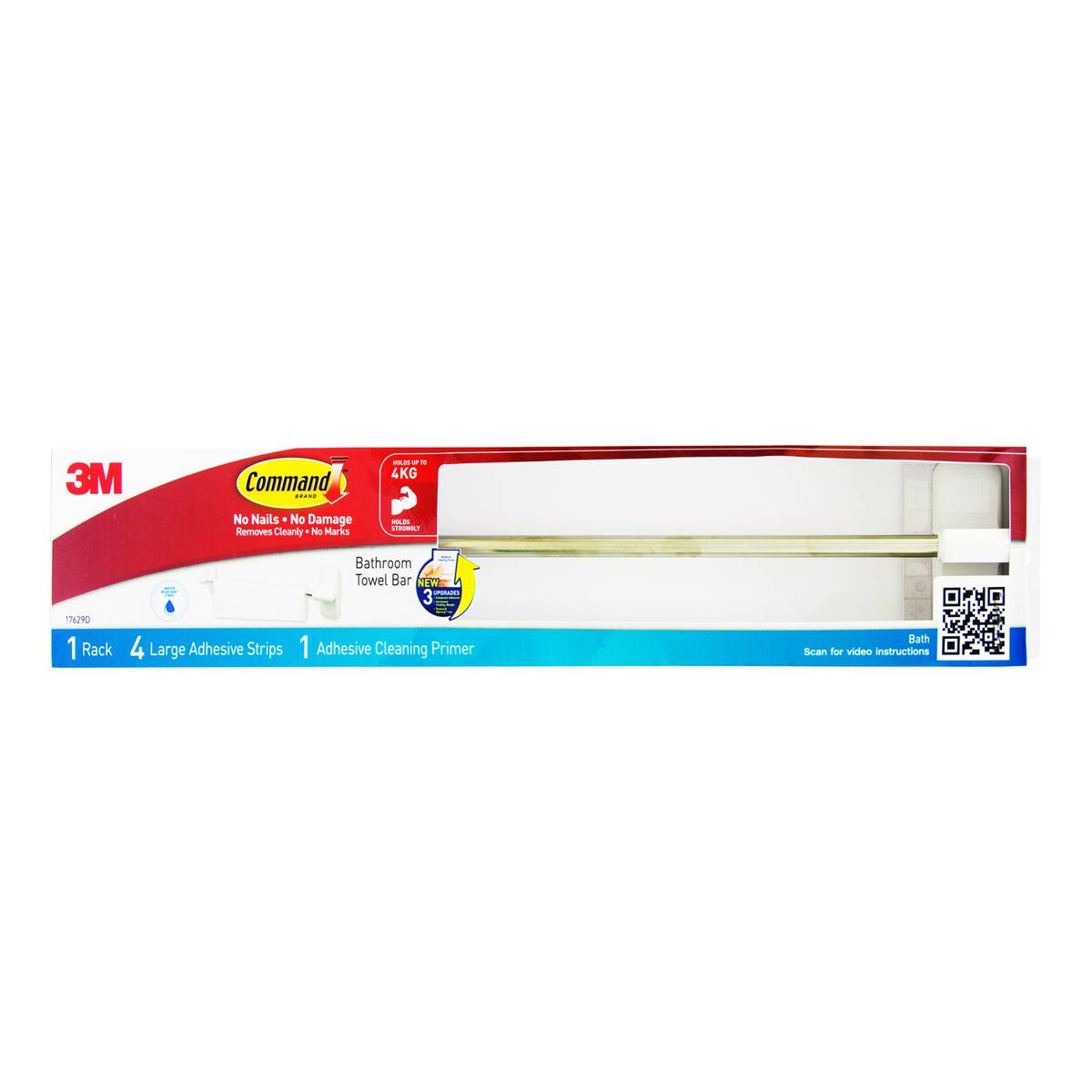 3M Command Bathroom Towel Bar | NTUC FairPrice