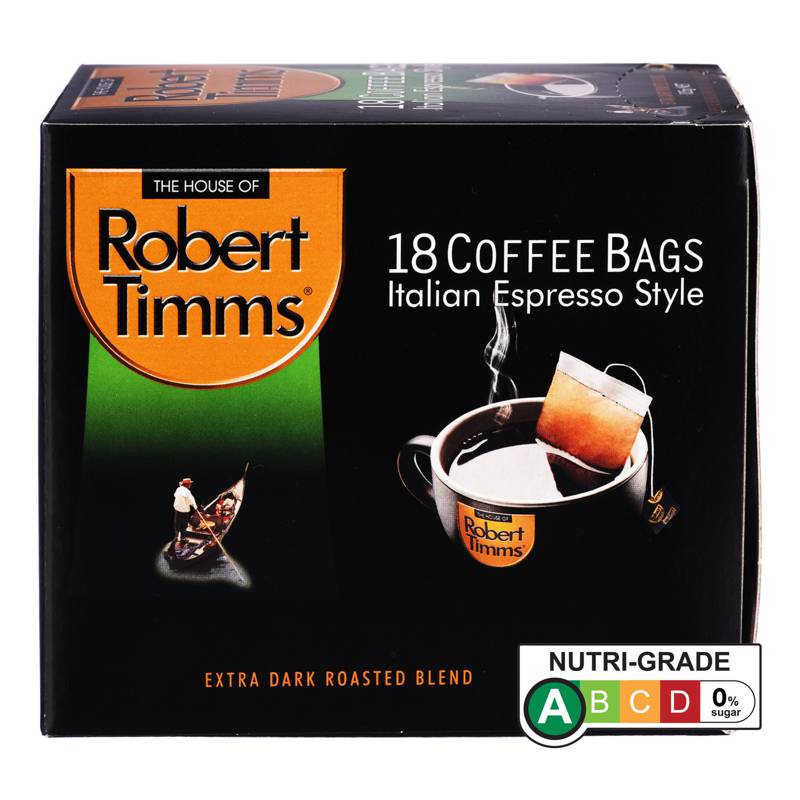 Robert Timms Roasted Blend Coffee Bags - Extra Dark | NTUC FairPrice