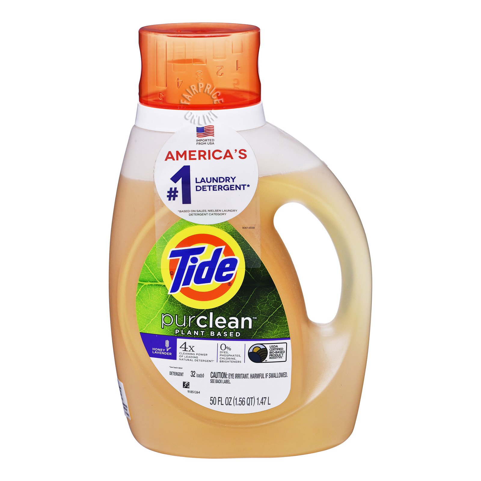 Tide Purclean Laundry Liquid Detergent - Honey Lavender | NTUC FairPrice