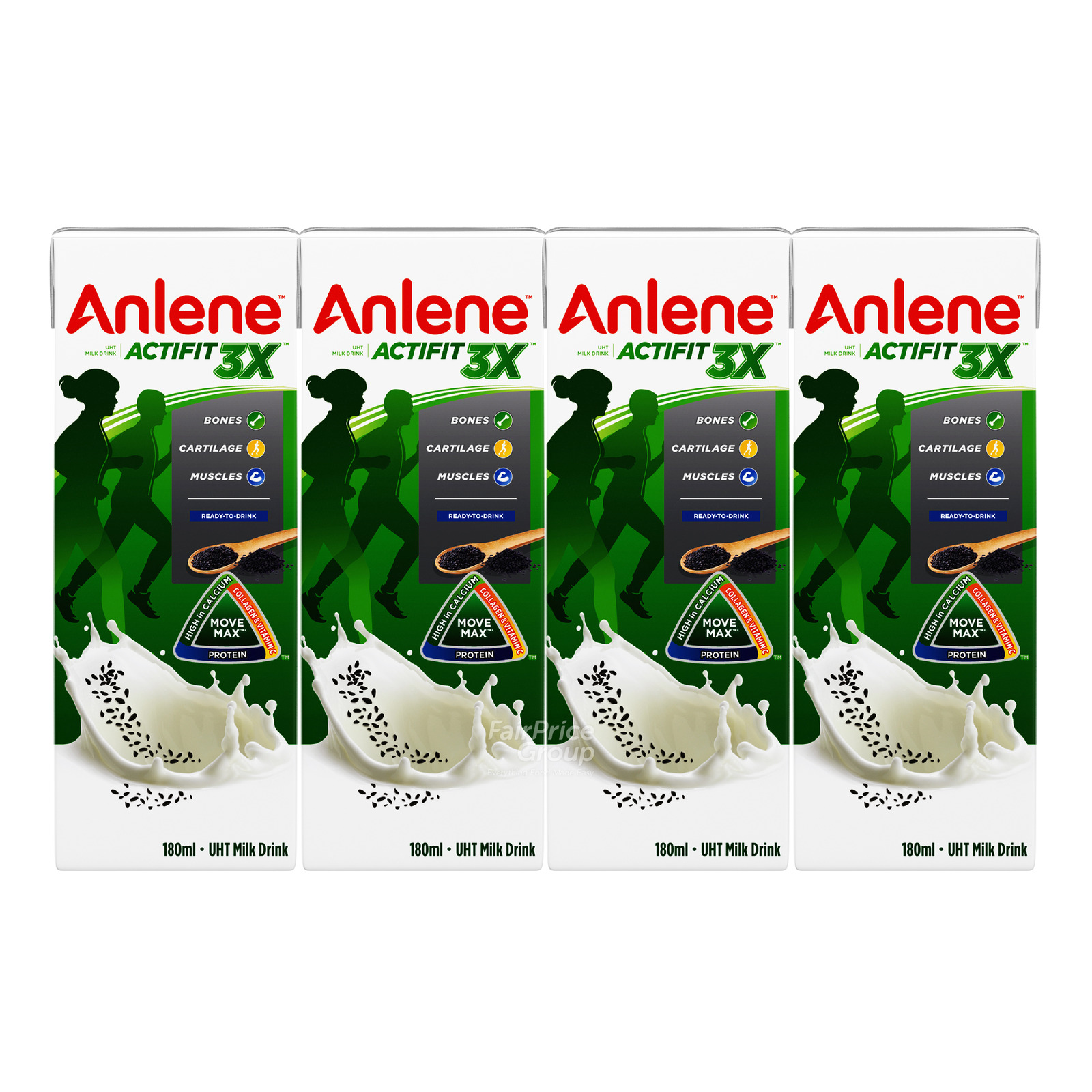 Anlene Actifit 3X UHT Milk Drink - Black Sesame | NTUC FairPrice