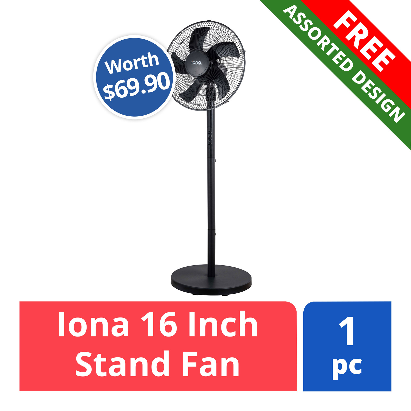 FREE Iona 16 Inch Standing fan | NTUC FairPrice