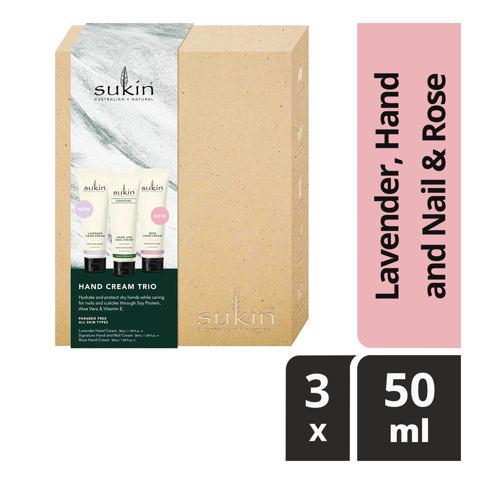 Sukin Hand Cream - Lavender, Hand and Nail & Rose | NTUC FairPrice
