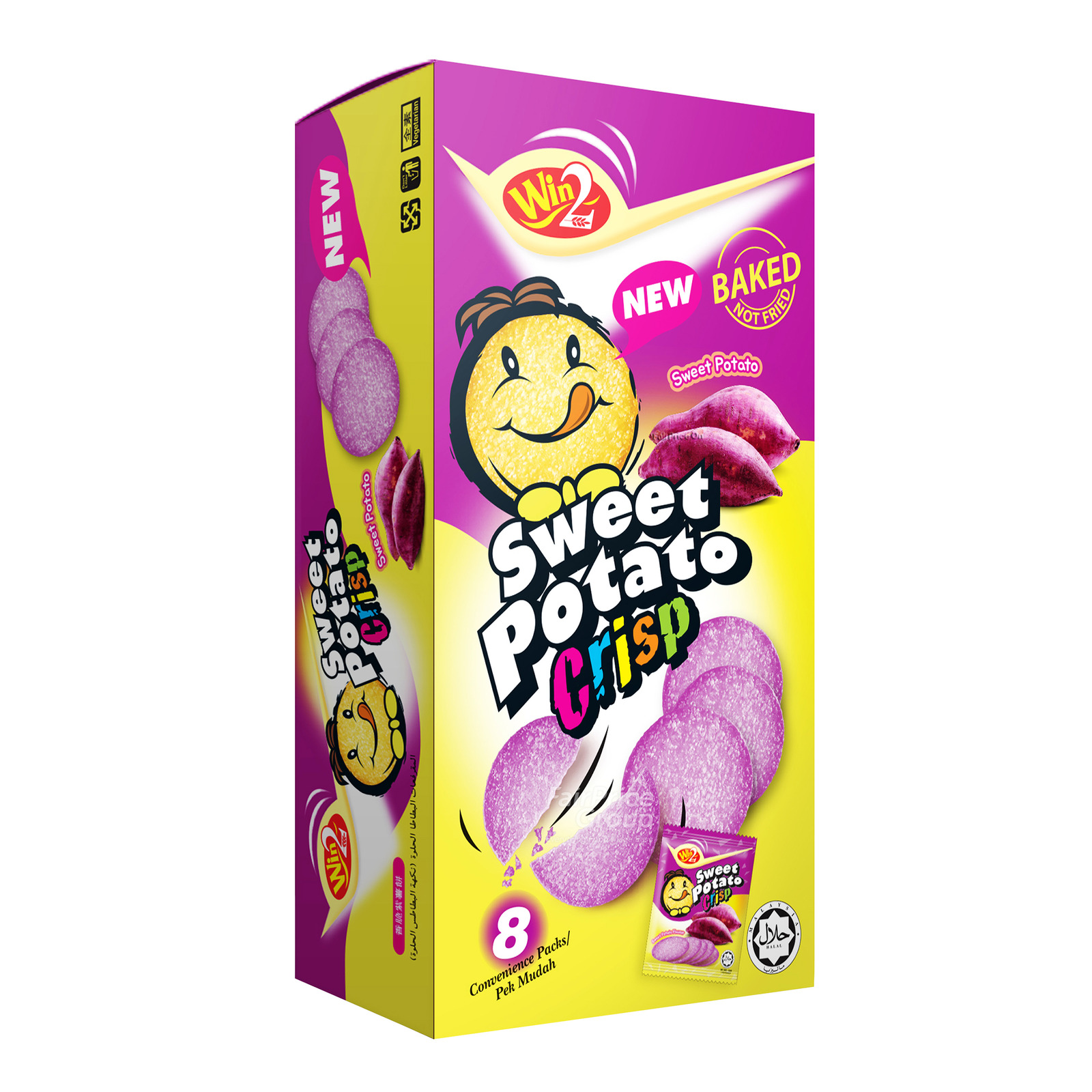 Win2 Baked Potato Crisp Crackers - Sweet Potato | NTUC FairPrice
