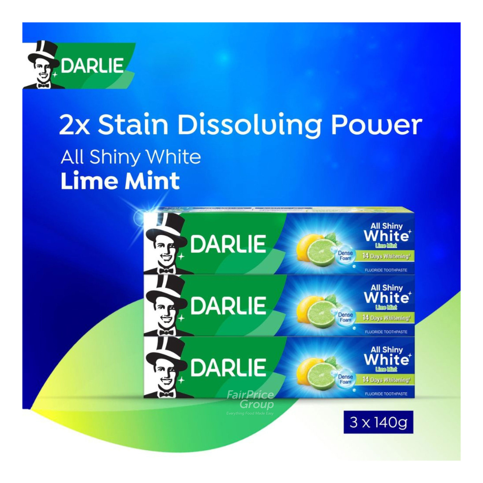 Darlie All Shiny White Whitening Toothpaste - Lime Mint | NTUC FairPrice