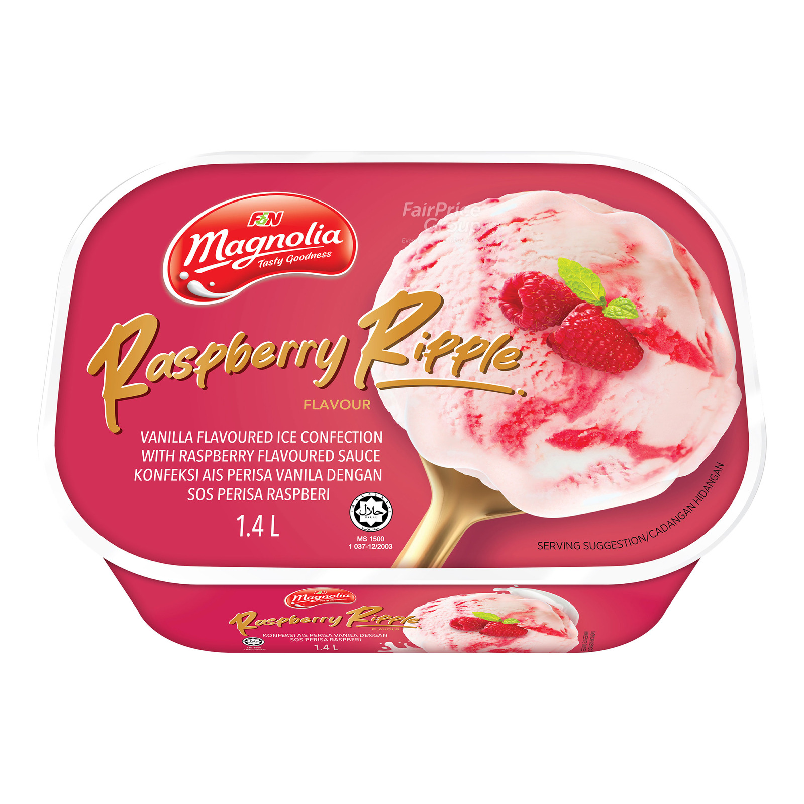 F & N Magnolia Ice Cream - Raspberry Ripple | NTUC FairPrice