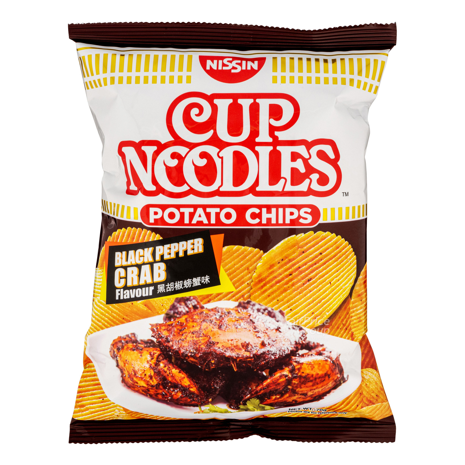 NIssin Cup Noodles Potato Chips - Black Pepper Crab | NTUC FairPrice