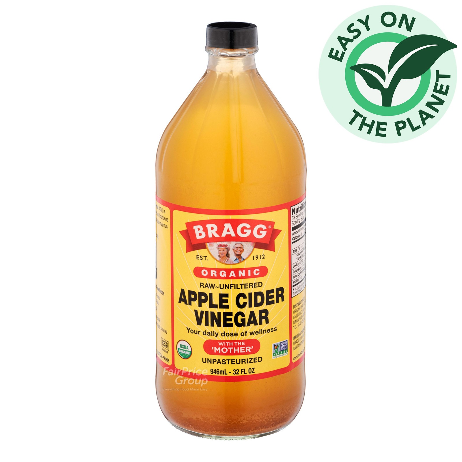 Bragg Organic Apple Cider Vinegar - Original | NTUC FairPrice