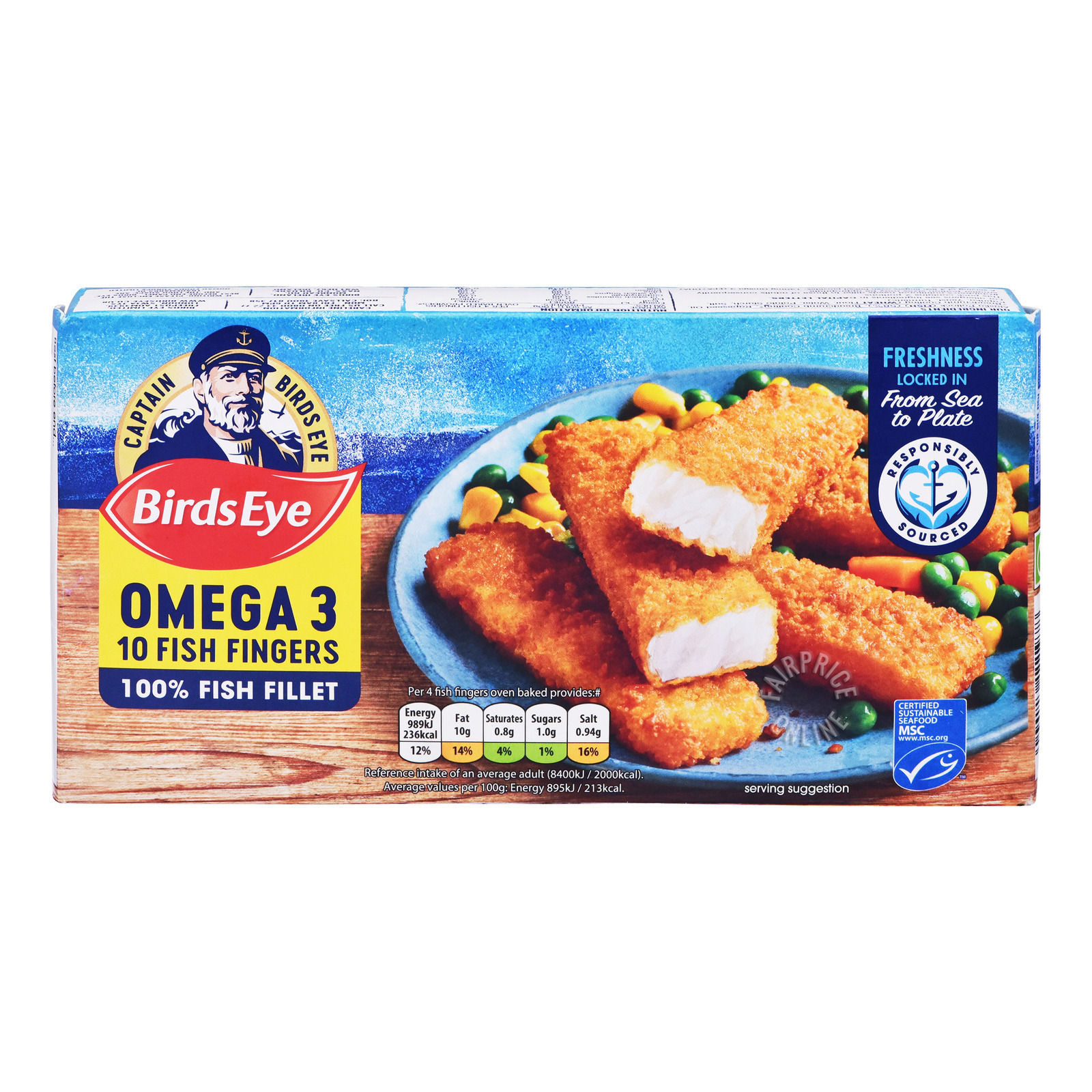 Birds Eye Frozen Breaded Fish Fingers - Omega 3 | NTUC FairPrice