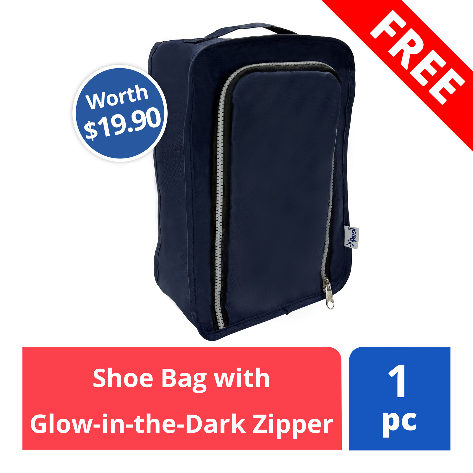FREE Free Shoe Bag with Glow-in-the-Dark Zipper (worth $19.90) | NTUC ...