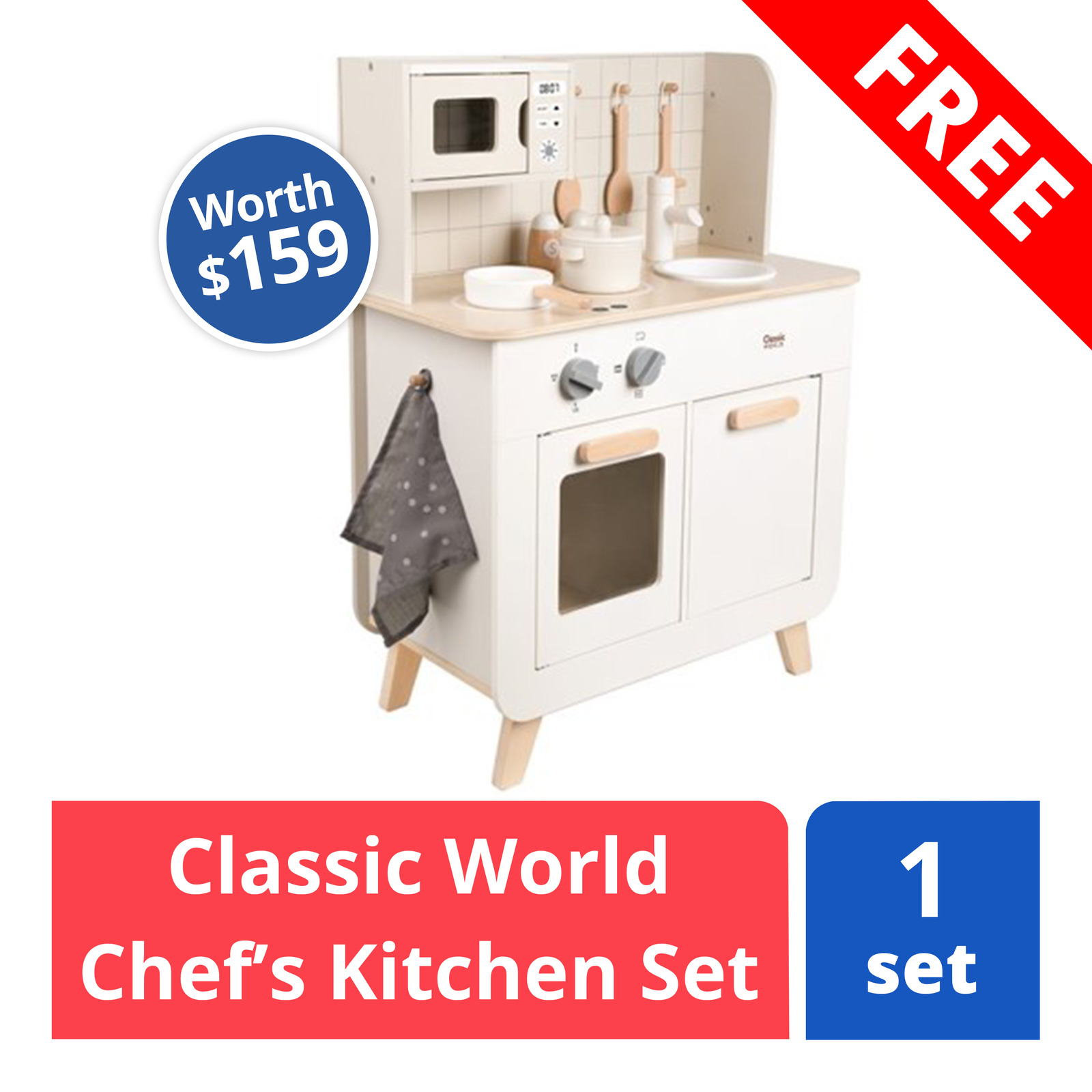 FREE Classic World Chef’s Kitchen Set (worth $159) | NTUC FairPrice