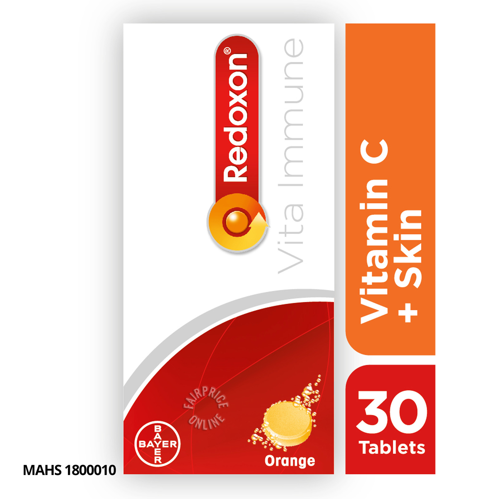 Redoxon Vita Immune Vitamin C & 10 Minerals Immunity Effervescent ...