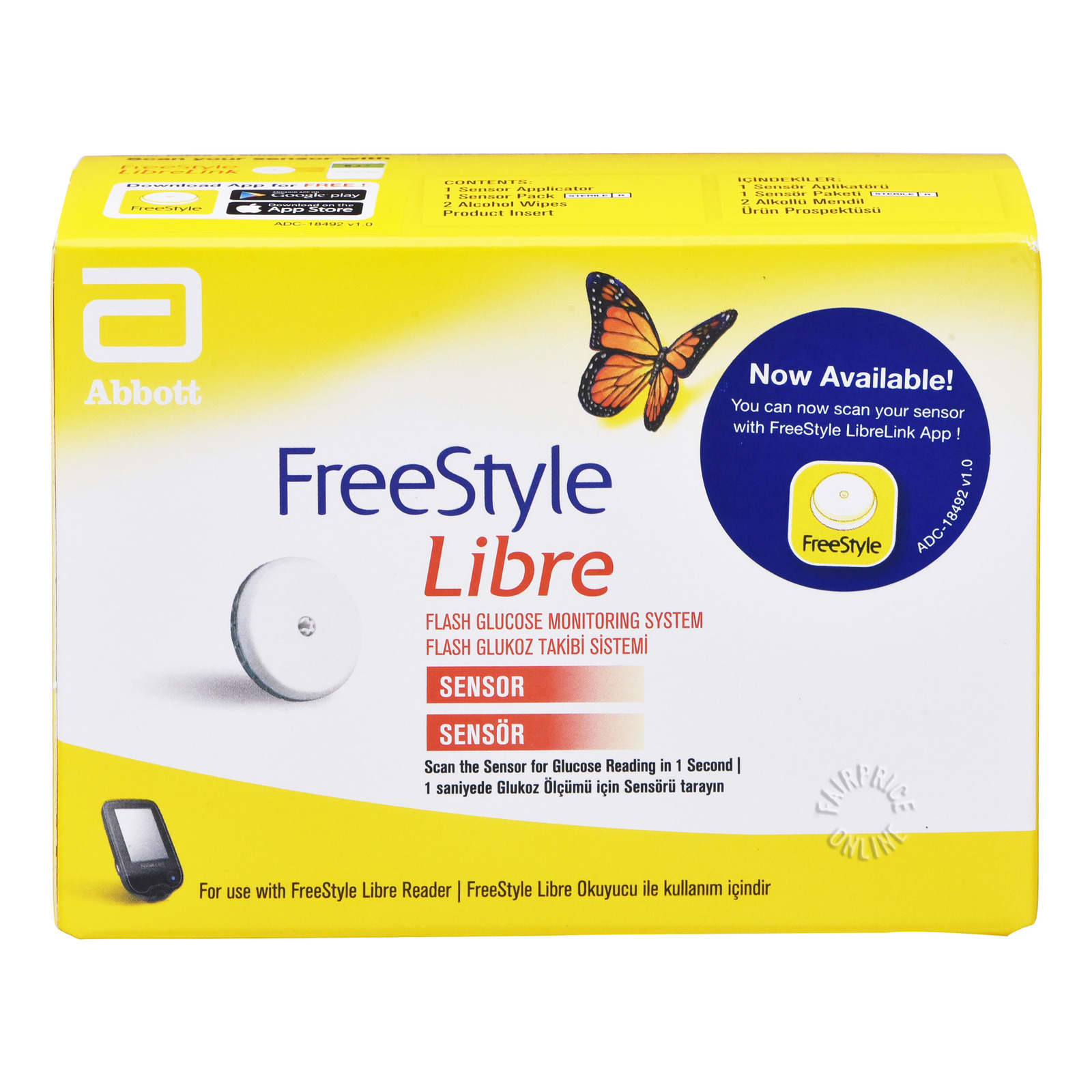 Abbot Freestyle Libre Sensor | NTUC FairPrice