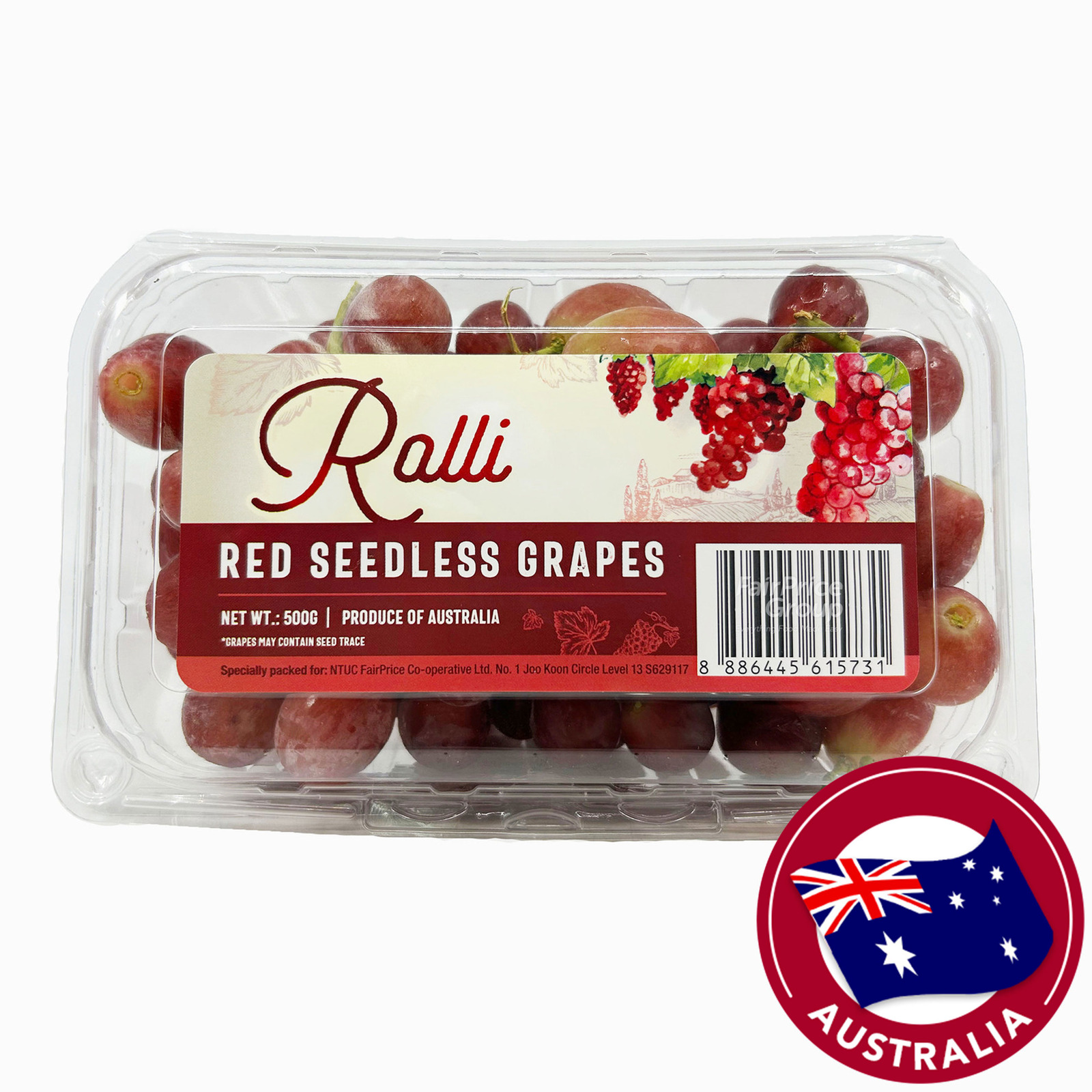 Australia Ralli Red Seedless Grape | NTUC FairPrice