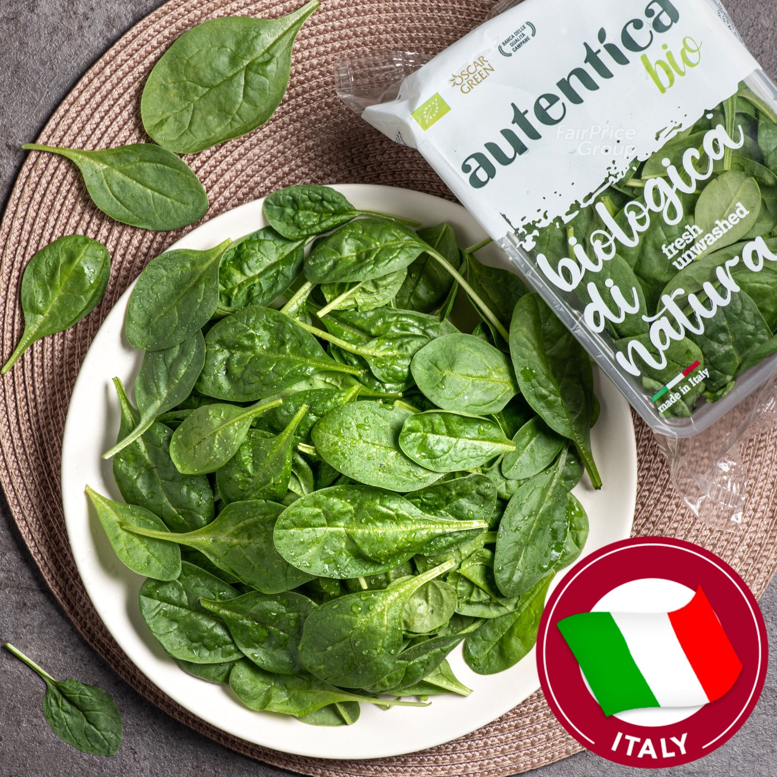 Autentica Organic Baby Spinach | NTUC FairPrice