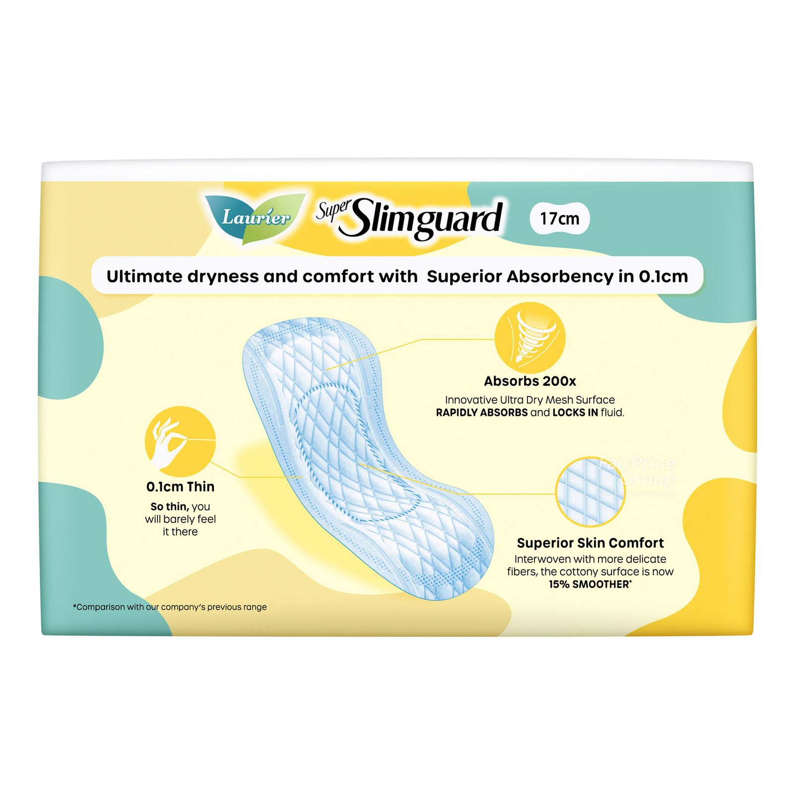Laurier Super Slimguard Day Pads - Light (17cm) | NTUC FairPrice